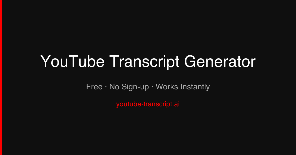 YouTube Transcript AI: Free Video to Text Translator